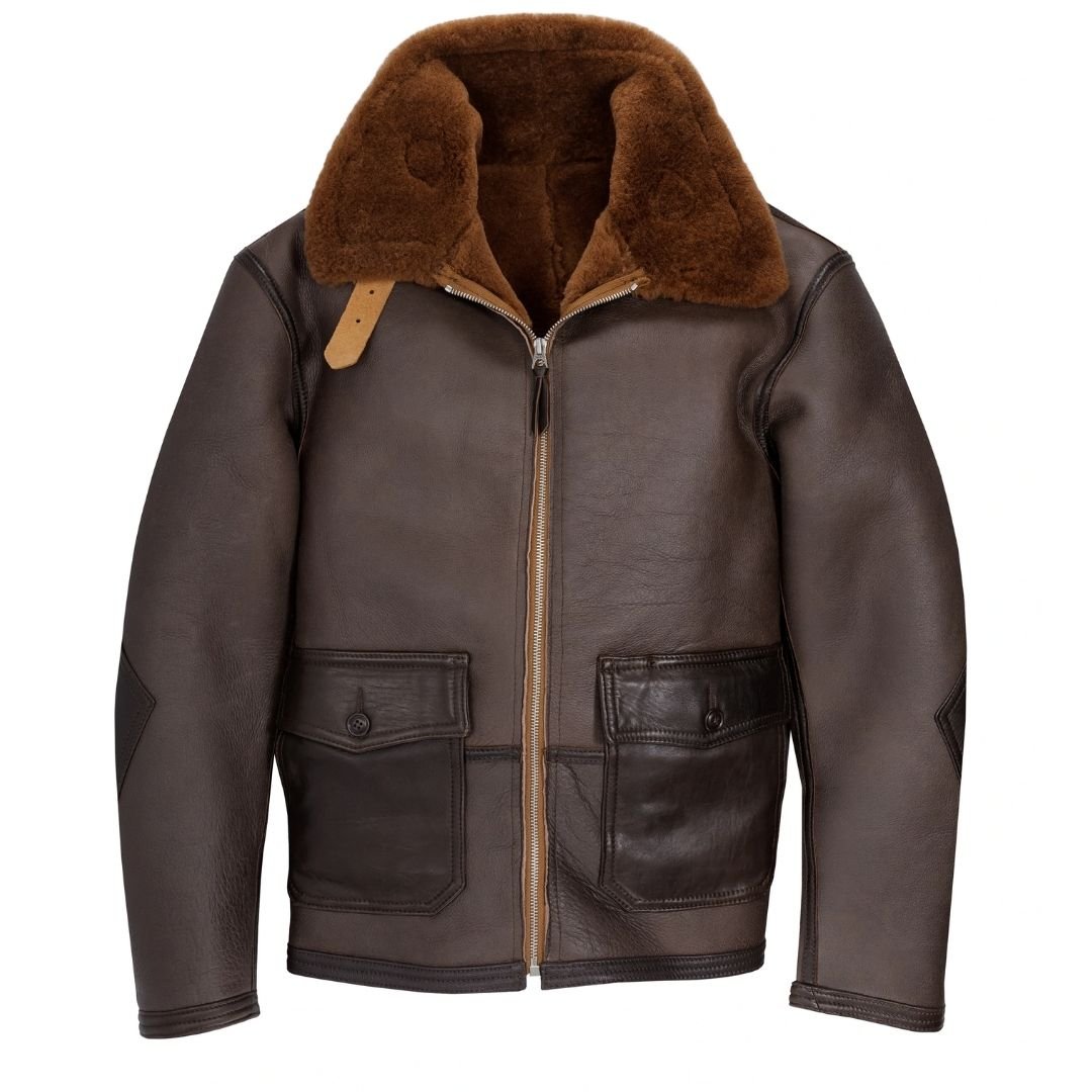 mens sheepskin flying jackets