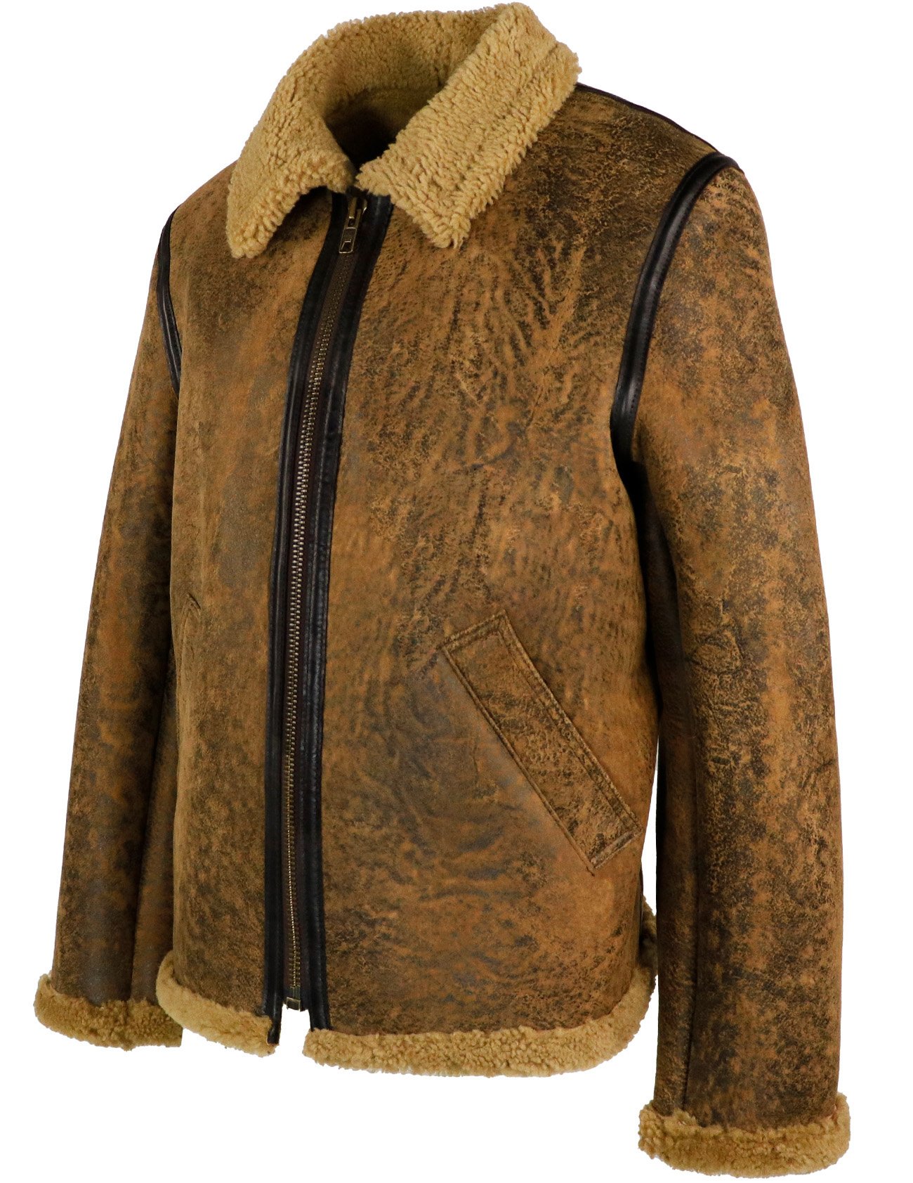 Sheepskin Shearling Jacket - Sheepskin Jackets & Coats